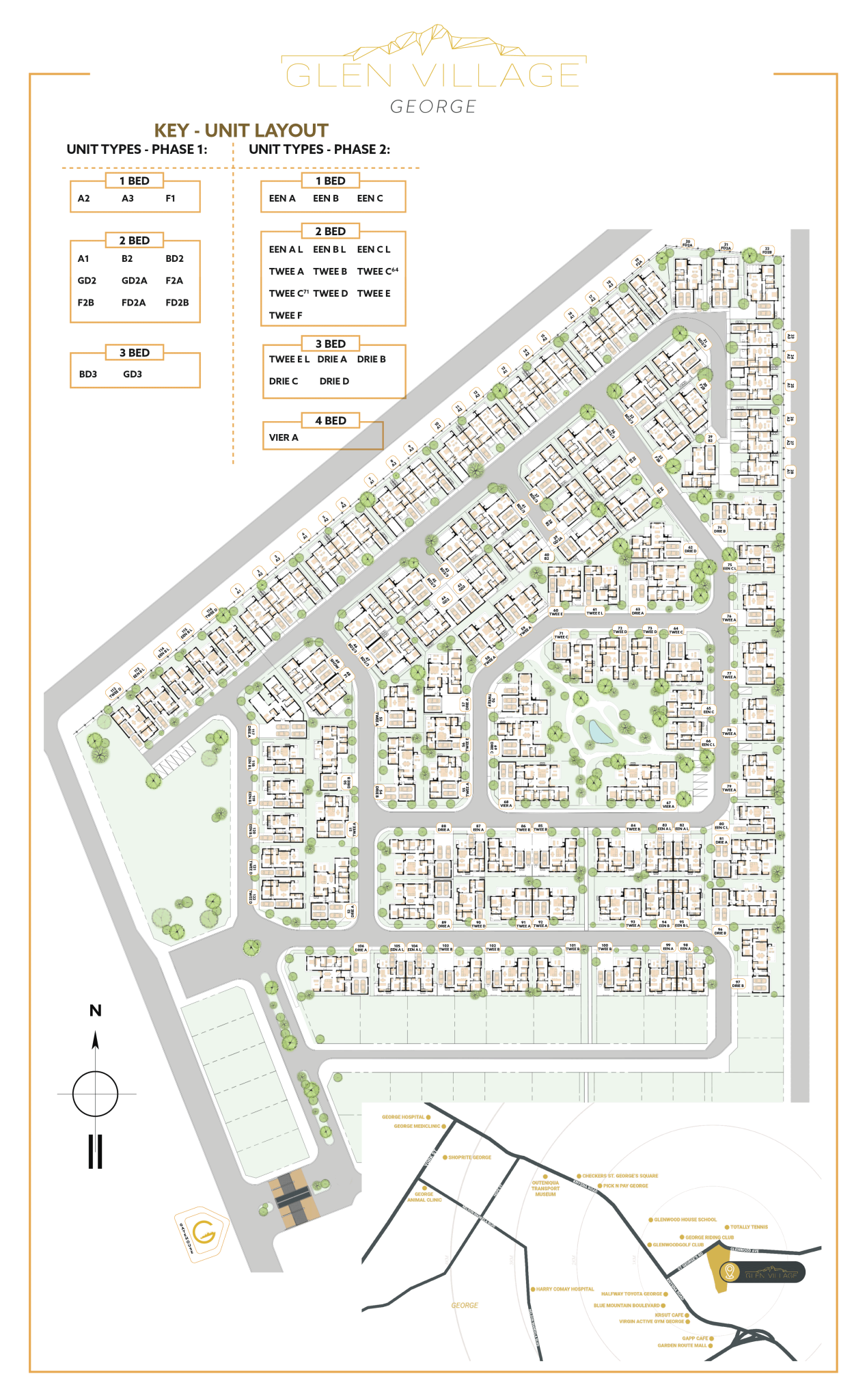 Estate Sitemap - Glen Village George Country Estate